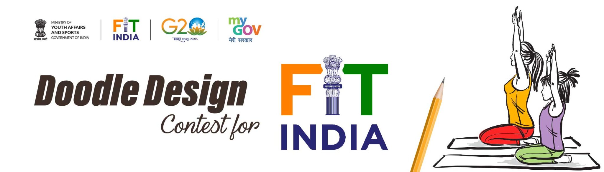 Doodle Design Contest for FIT India by MyGov