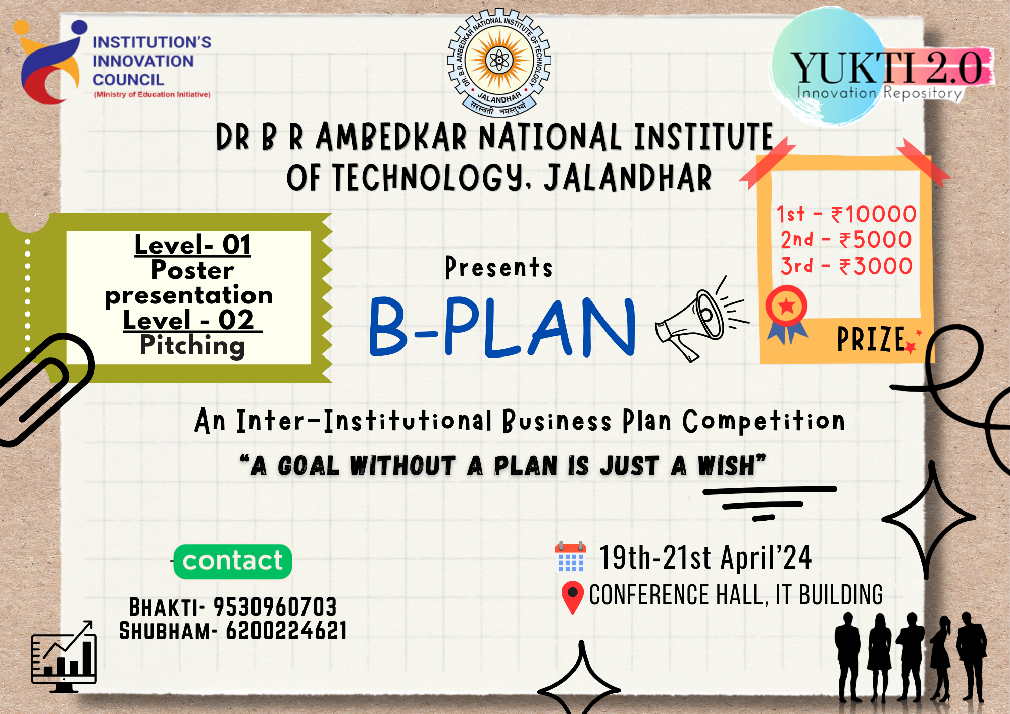 Inter-Institutional Business Plan Competition 2024 at NITJ