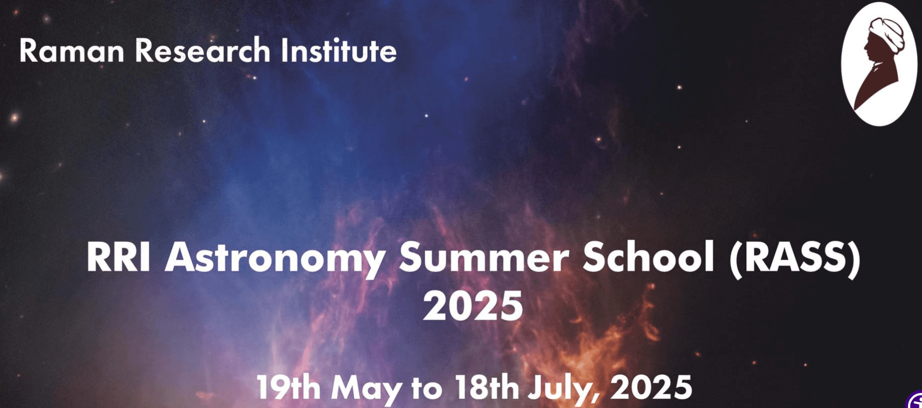 RRI Astronomy Summer School 2025 [May 19-July 18; Travel+Accomodation ...
